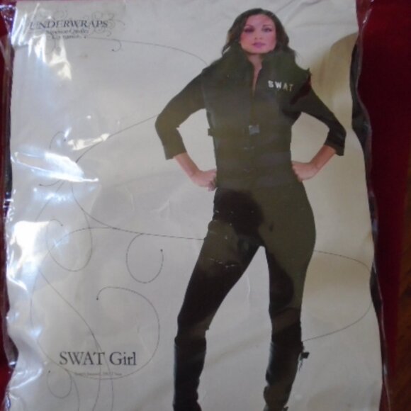 Underwraps | Other | Womens Swat Halloween Costume Vest And Bodysuit ...